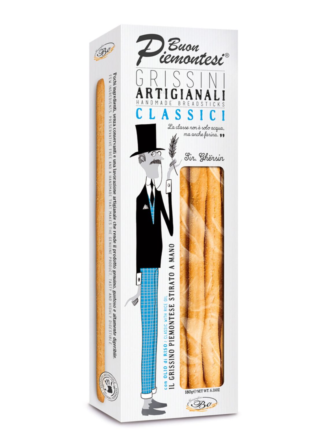 BO GRISSINI CLASSIC 180 GR » Buon'Italia – Imported Italian Food